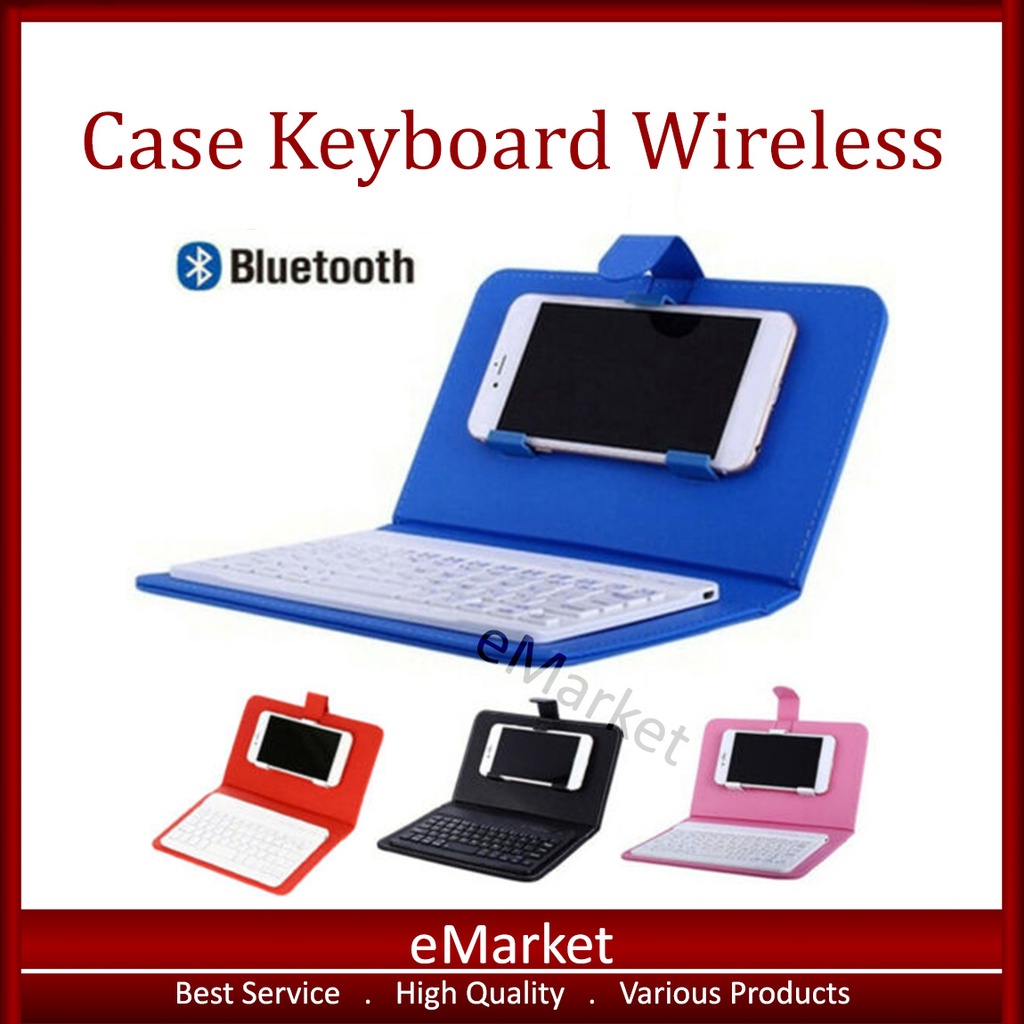 Jual Case Keyboard Wireless / Bluetooth Mini Portable / Casing Kulit ...
