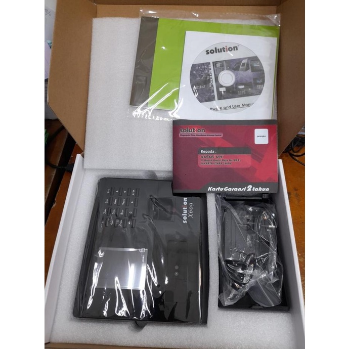 Jual Mesin Absensi Wajah Solution X609 Fingerprint | Shopee Indonesia