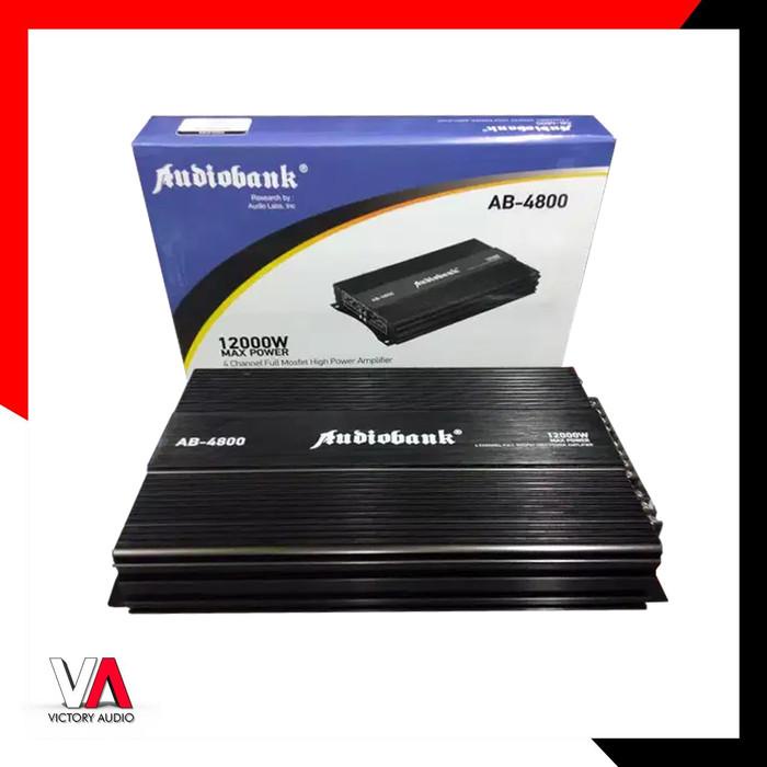 Jual NEW POWER AMPLIFIER 4 CHANNEL AUDIOBANK AB-4800 FULL MOSFET HIGH ...