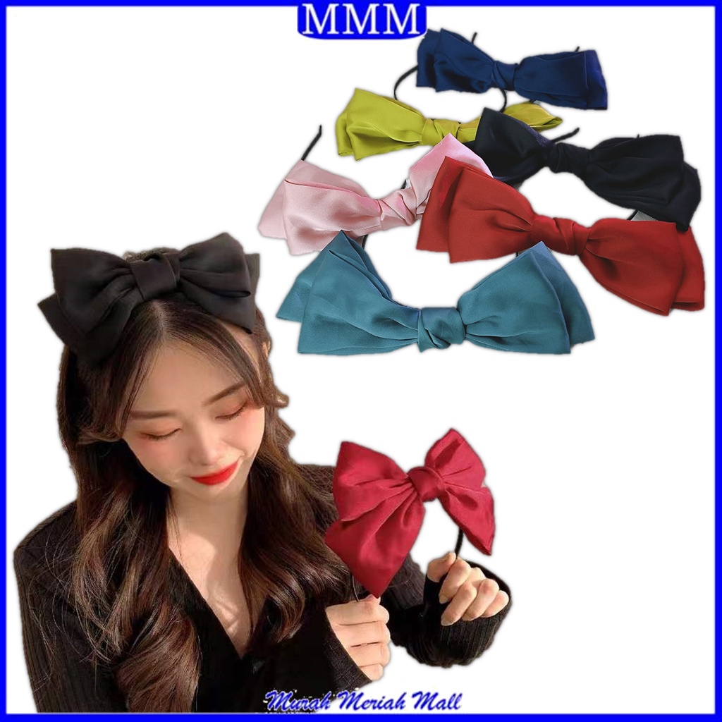 Jual MMM Bando Korea Wanita Dewasa Pita Besar Bandana Model Pita ...