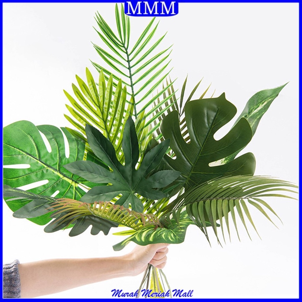 Jual MMM Daun Pakis Artificial Palem 53 Daun Plastik Hiasan Dekorasi ...