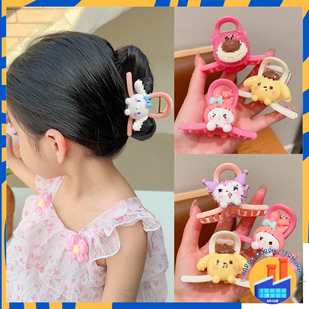 Jual HPT Jepit Rambut Anak Perempuan Model Bear Hair Klip Lucu Jepitan ...