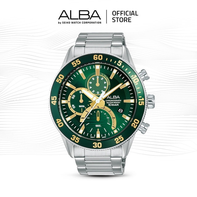 Jual Alba Active Jam Tangan Pria Chronograph AM3889 / AM3889X1 Quartz ...