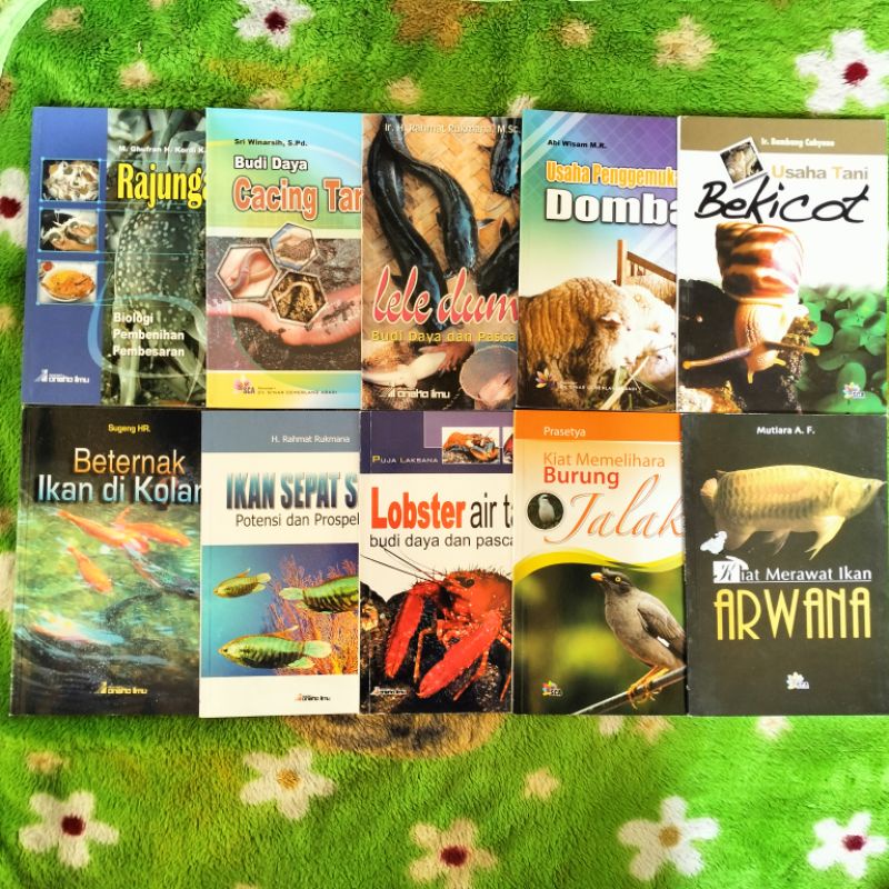 Jual ORIGINAL BUKU BUDIDAYA BUDI DAYA RAJUNGAN CACING TANAH LELE DUMBO ...