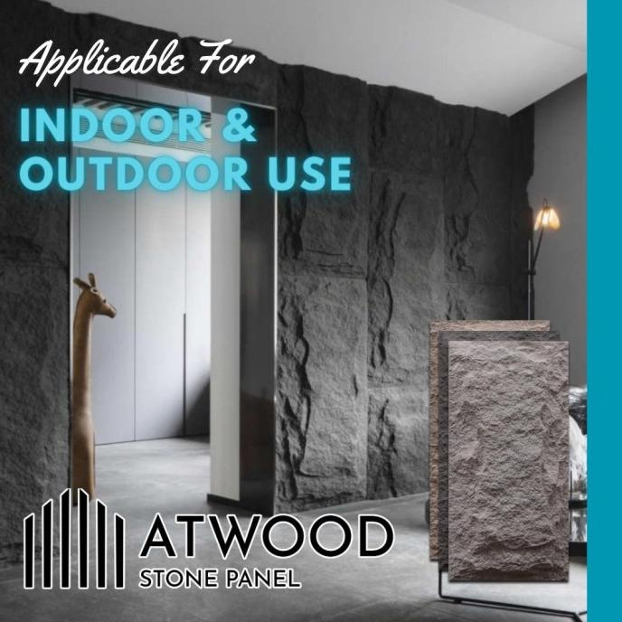 Jual Wall Stone Panel Dinding 3D Batu Alam Wallpanel | Shopee Indonesia