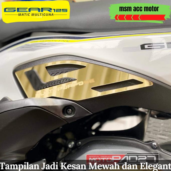 Jual Garnis Garnish Cover Footstep Yamaha Mio Gear 125 Premium | Shopee ...