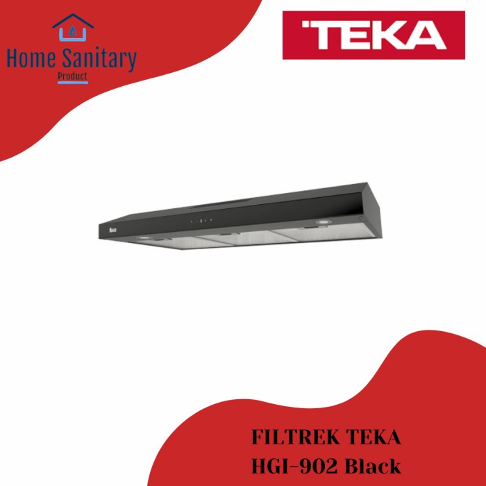 Jual Produk Unggulan] Slim Hood Teka 902 Black / Filtrek Teka / Penghisap asap teka | Shopee ...
