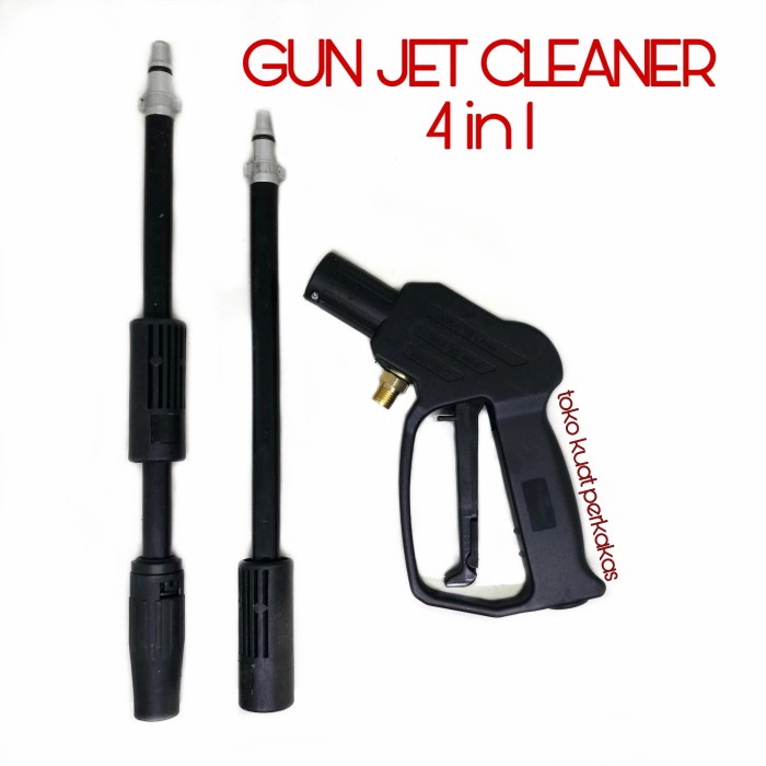 Jual Gun jet cleaner 4 in 1 alat semprot cuci mobil motor | Shopee ...