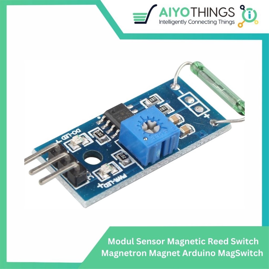 Jual Modul Sensor Magnetic Reed Switch Magnetron Magnet Arduino ...