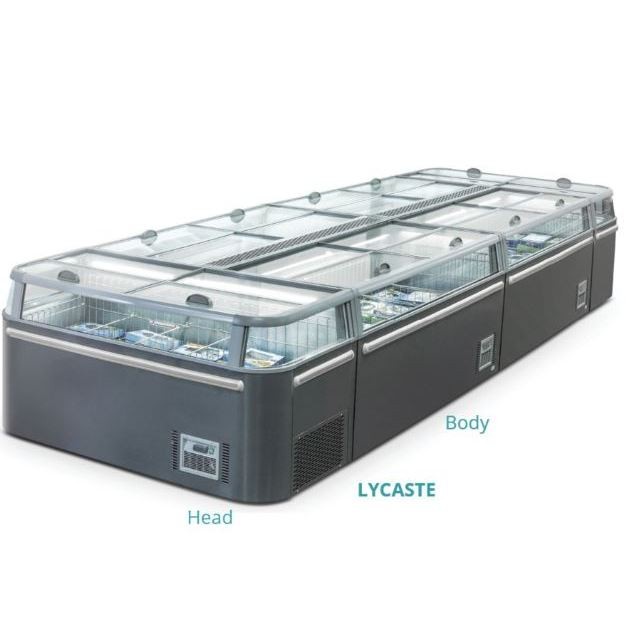 Jual GEA GLASS DOOR ISLAND FREEZER LYCASTE-210BODY (-22 °C 420W VOL ...