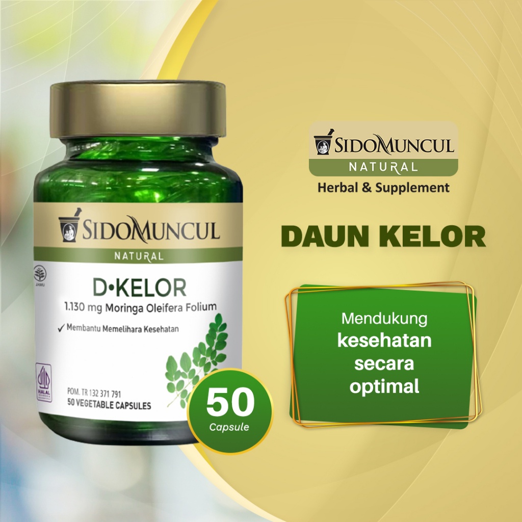 Jual Sido Muncul Natural Sari Daun Kelor 50k - Baik untuk Membantu ...