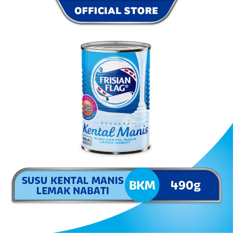 Jual Frisian Flag Bendera Kental Manis Kaleng 490g - 3 pcs | Shopee Indonesia