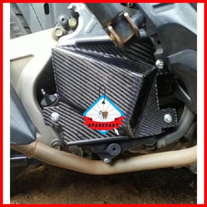 Jual COVER RADIATOR VARIO 125 150 NEW OLD CARBON KEVLAR CARBON FORGED ...