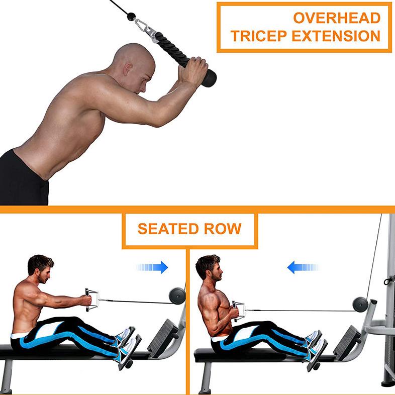 Jual Promo Minggu Ini D-Handle Single Tricep Grip Gym Exercise Handles ...