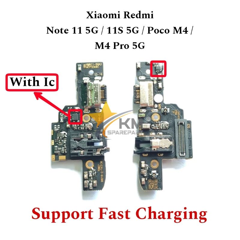Jual Konektor Charger Xiaomi Redmi Note 11 11S 5G Poco M4 M4 Pro 5G ...