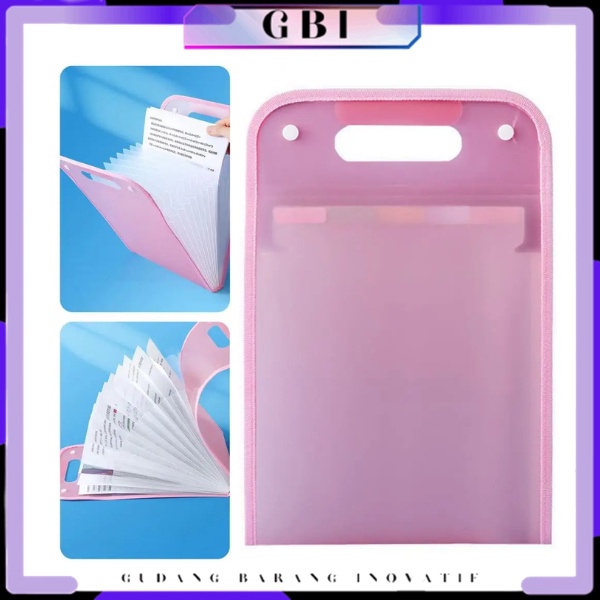 Jual GBI Tas Dokumen A4 Folder Map Kerja Document Tas file Handle Warna ...