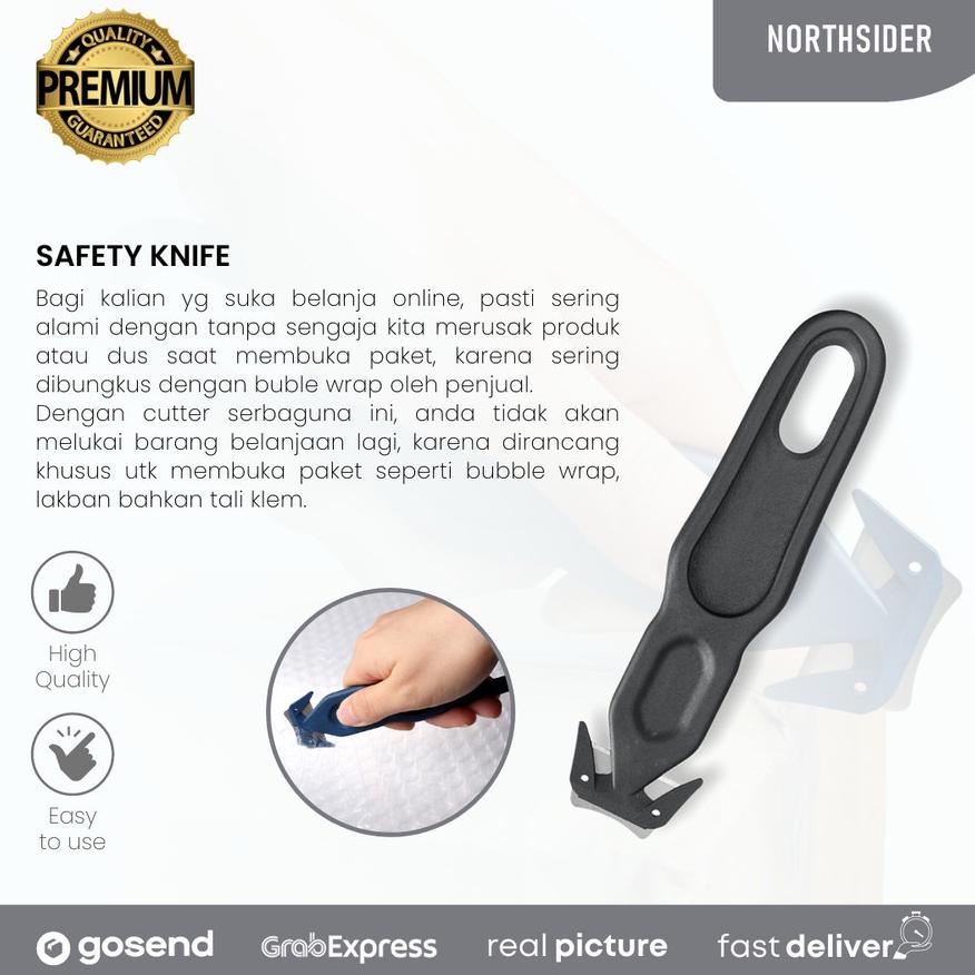 Jual Pisau cutter pemotong bubble wrap - buka paket - kardus | safety ...