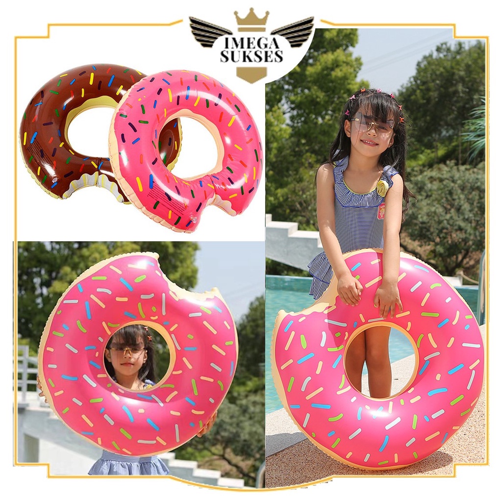 Jual PHG - Pelampung Ban Renang Anak Karakter Donut Gigit 70cm Quacker ...