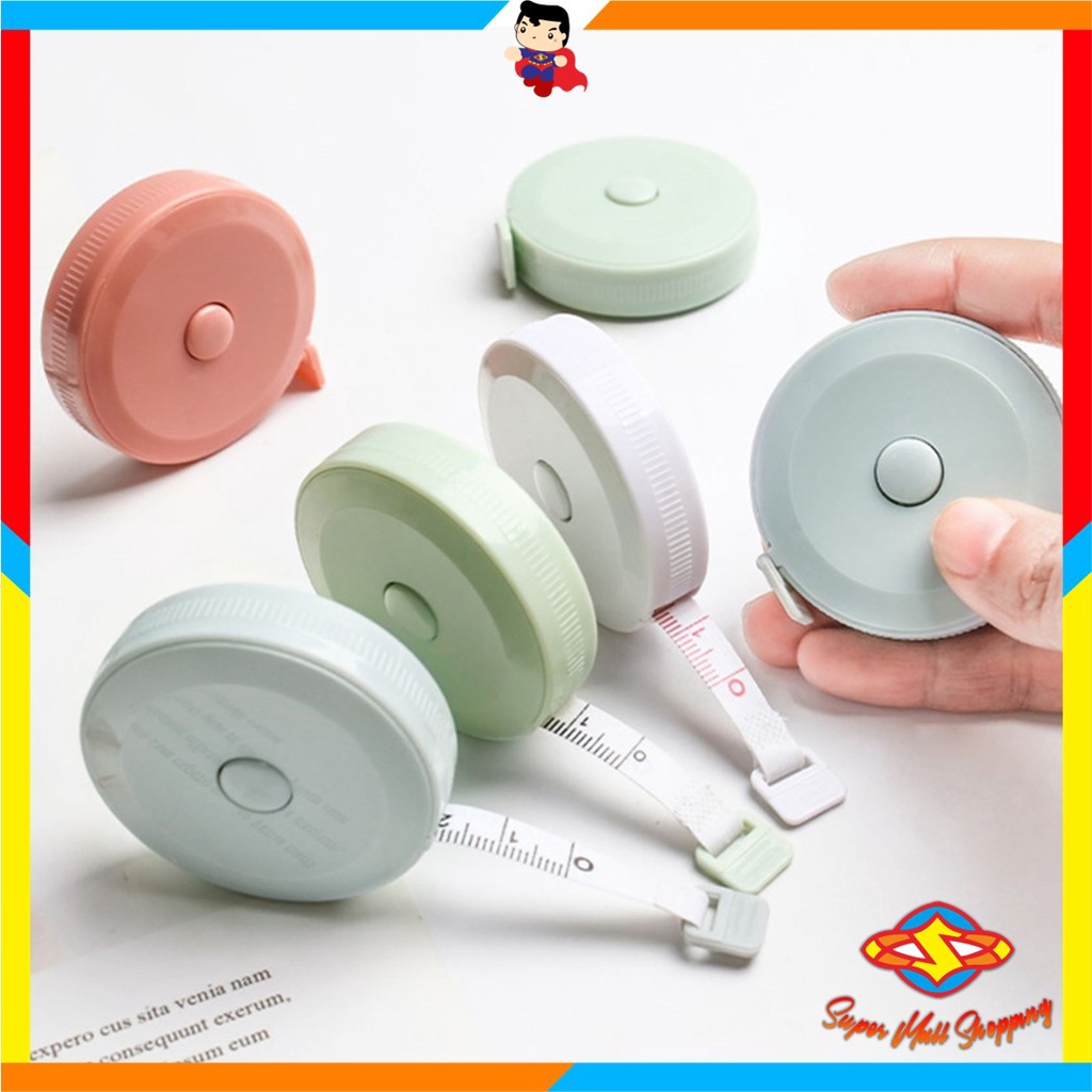 Jual SMS Meteran Mini Gulung 150Cm Pengukur Lingkar Perut Baju Jahit ...