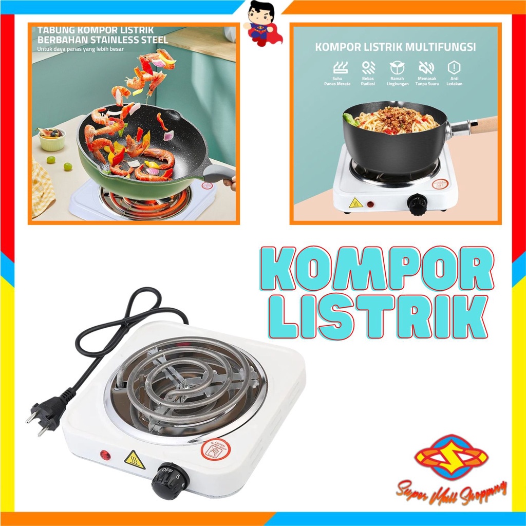 Jual SMS Kompor Listrik Mini Electric Stove Portable Hotplate Electric Cooking Kompor Mini Satu ...