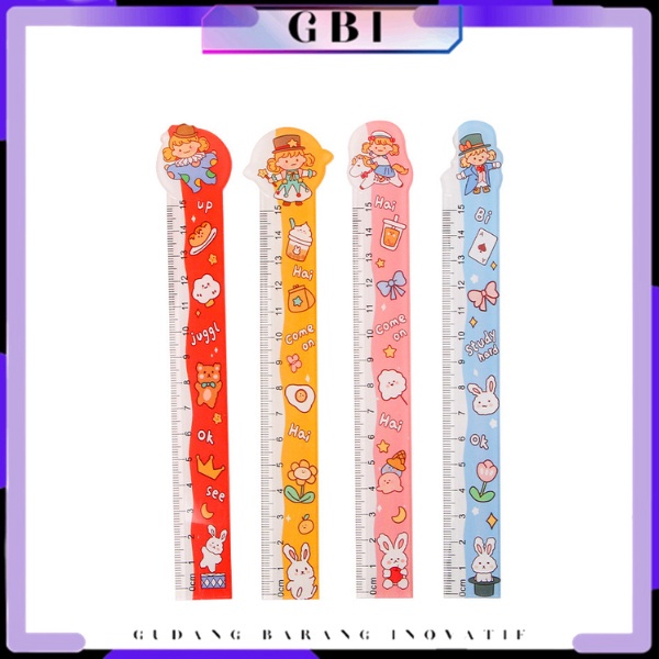 Jual GBI Penggaris Anak Pelajar Mahasiswa Motif Astronot Penggaris ...