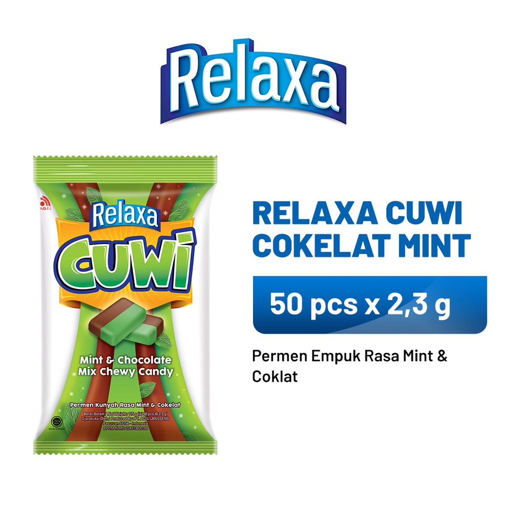 Jual Relaxa Cuwi Coklat Mint 1 Bag (50 x 2.3 gr) | Shopee Indonesia