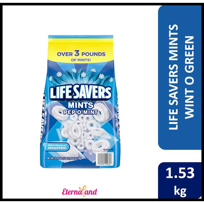 Jual Life Savers Mints Candy Bulk Size - Permen Rasa Mint Impor Usa ...