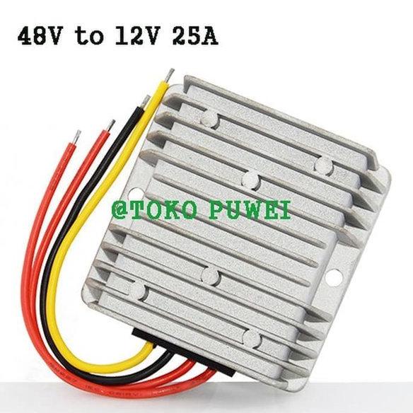 Jual AS37 48V to 12V 25A DC Buck Waterproof Converter Step Down Regulator AS37 | Shopee Indonesia
