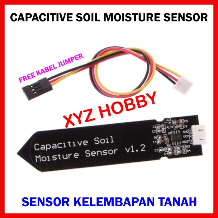 Jual Analog Capacitive Soil Moisture Sensor Modul Sensor Kelembaban ...