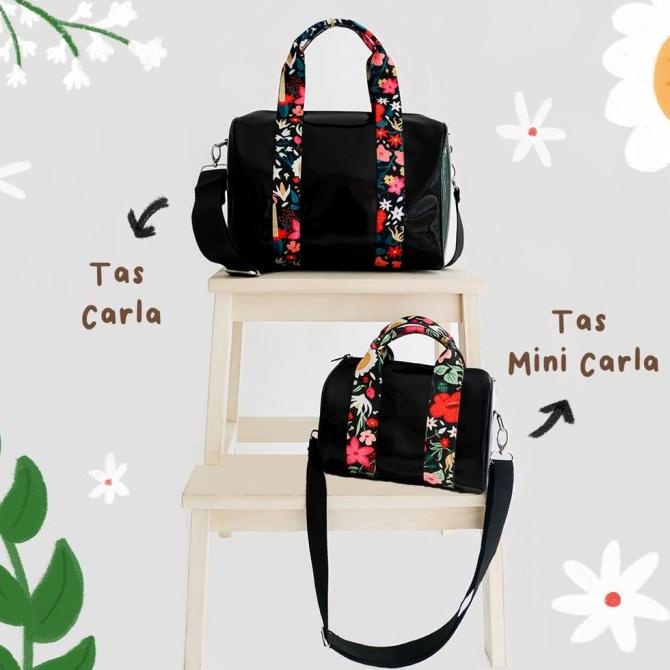 Jual Sovlo Mini Carla Kembang Nusantara - Tas Pvc Selempang Wanita ...