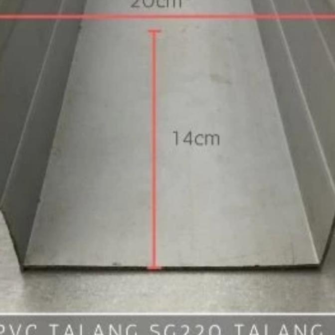 Jual Talang Air Per Meter Pvc Kotak Sg 220 8" 8 Inch Termurah | Shopee ...