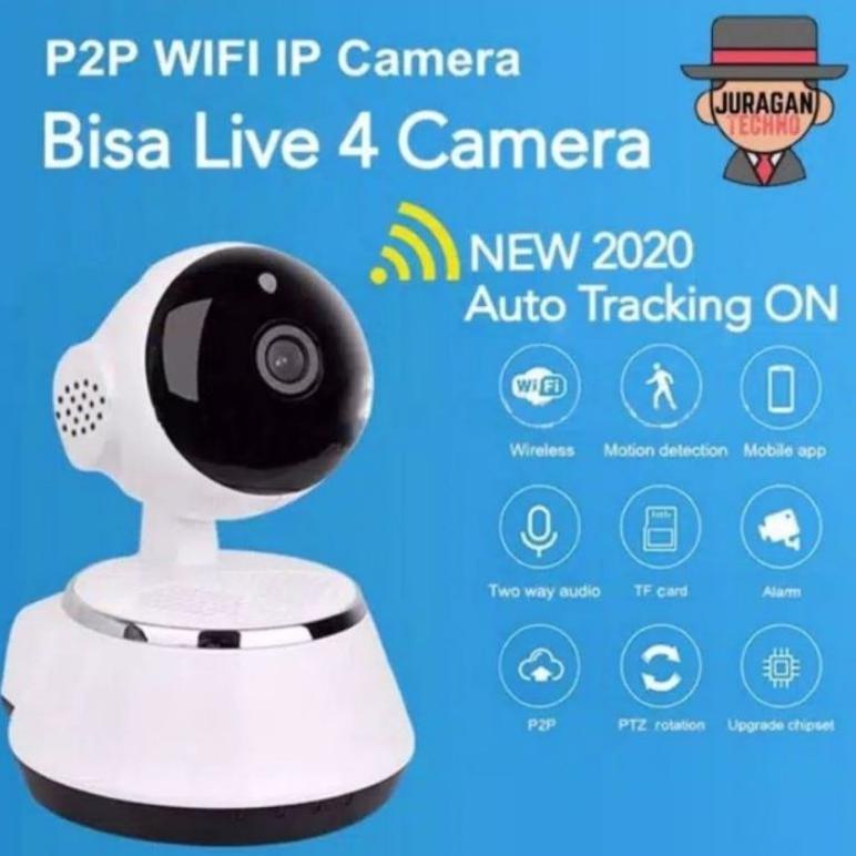 Jual NEW NEW CCTV IP Cam 8 Mp Robot Kamera WiFi HD 1080p Wireless Two ...