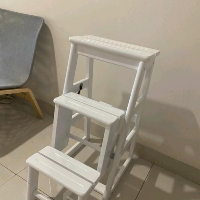 Jual Step Stool / Kursi Tangga Multifingsi Kayu 75 cm Berkualitas ...