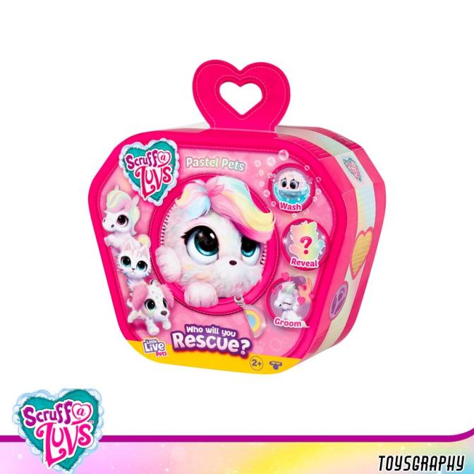 Jual Little Live Pets Scruff a Luv Pastel Pets Wash Reveal Doll Boneka ...