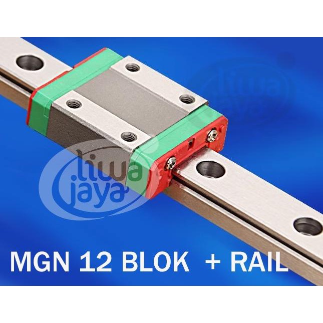 Jual Mgn12 400Mm 40Cm Linear Rail Guide Include Mgn12C Bearing Block ...