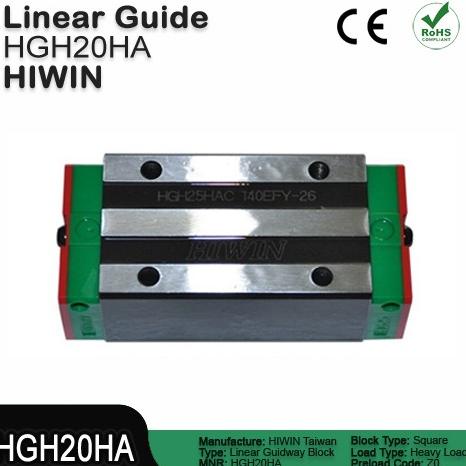 Jual Hgh20Ha Linear Guide Block - Original Hiwin Taiwan | Shopee Indonesia