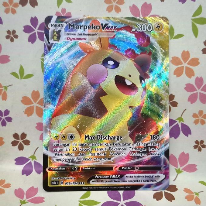 Jual morpeko vmax V max RRR sc1a | 029/154 pokemon tcg indonesia | Shopee Indonesia