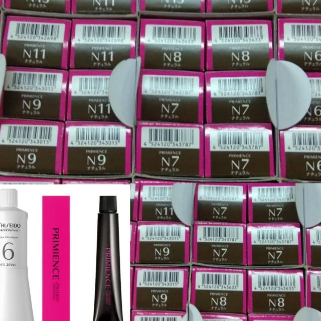 Jual Shiseido primience japan hair color / cat rambut 80 ml + oxydant ...