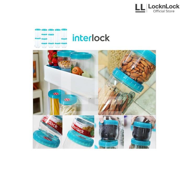 Jual LocknLock - Toples Interlock Set 4PCS (INL301S3) | Shopee Indonesia