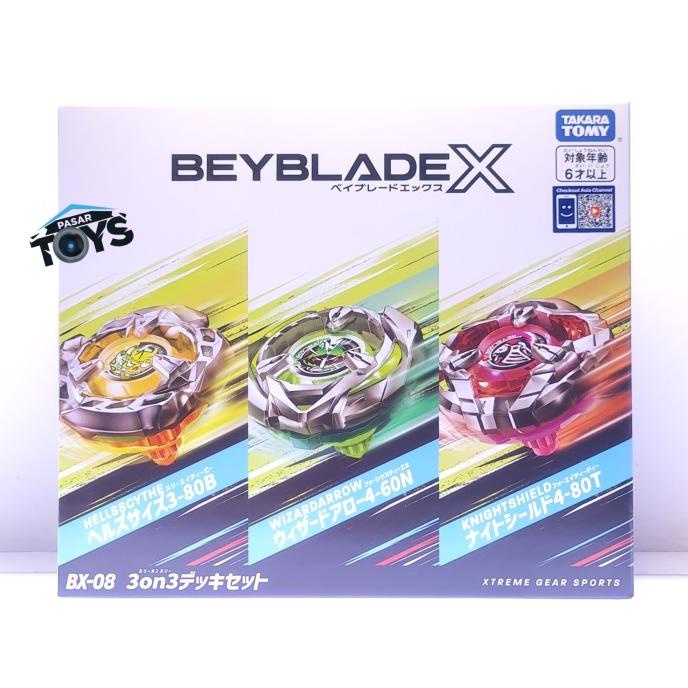 Jual Beyblade X BeybladeX 3on3 Deck Set BX-08 Takara Tomy | Shopee Indonesia