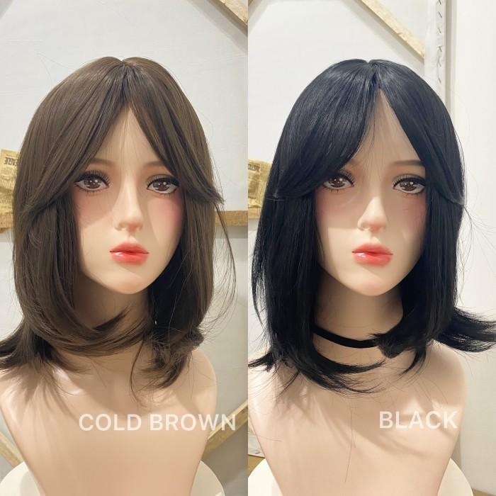 Jual Aegyoshoppe - T91A Full Korean Wig Wolf Cut 40-42Cm | Shopee Indonesia