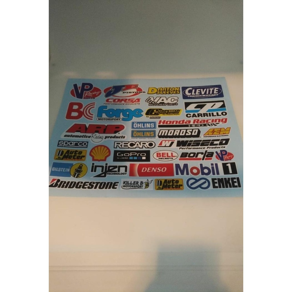 Jual Sticker Koper Rimowa / Travel Label Design X4 - Honda Racing Mobil ...