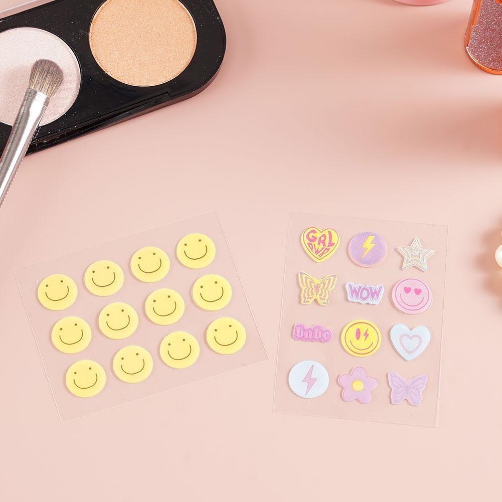 Jual [COD&Ready ]12pcs/sheet Ance Care Patch Mix-color Smiling Face ...
