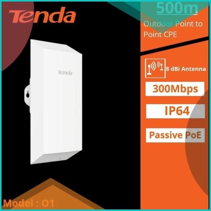 Jual TENDA O1 500m Outdoor Point To Point CPE - TENDA 01 Wireless ...
