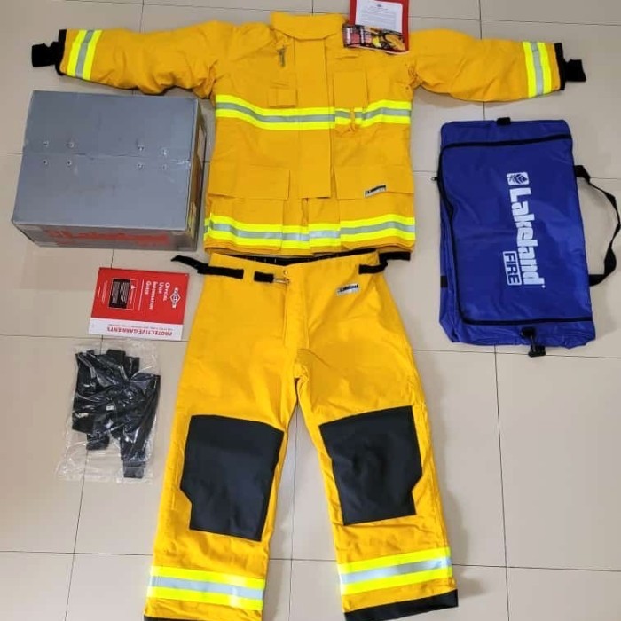 Jual Ori Nfpa Nomex Fireman Suit / Jaket Lakeland 100 Bersertifikat ...