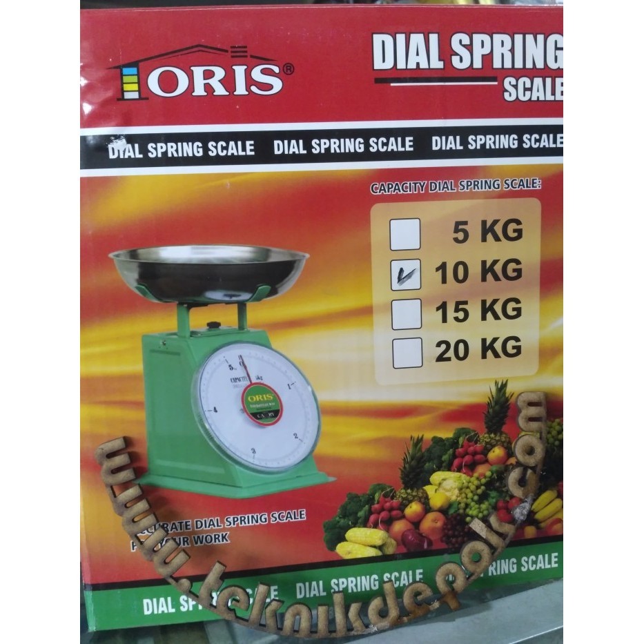 Jual Original Timbangan Duduk 10 Kg Timbangan Barang Buah Loris Dial ...