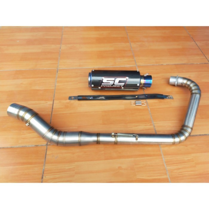Jual [Original] Knalpot Fulcacing Cbr Cbu Cbr 150 Facelift Sc Carbon 1 ...