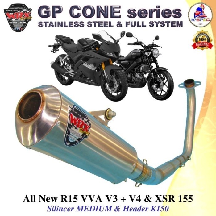 Jual [Original] Wrx Racing Gp Cone Ss K150 Medium All New R15 V3 V4 Xsr ...
