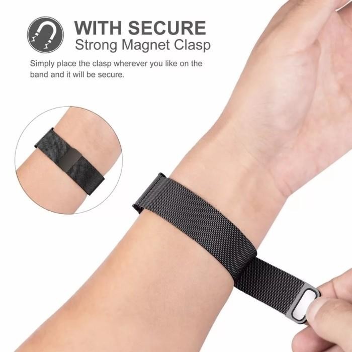 Jual Tali Strap Jam Tangan Smartwatch Rantai Millanese Amazfit 20Mm ...