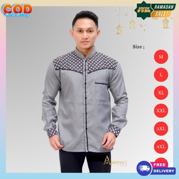 Jual Bsju Lebaran Prya Dwasa Baju Idul Fitri Kokoh Coco Bju Kwmeja Pria ...